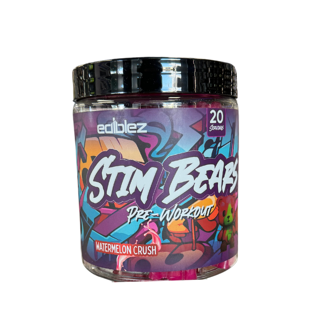 ediblez Stim Bears Pre Workout Gummies – Hyper Health Sports Nutrition