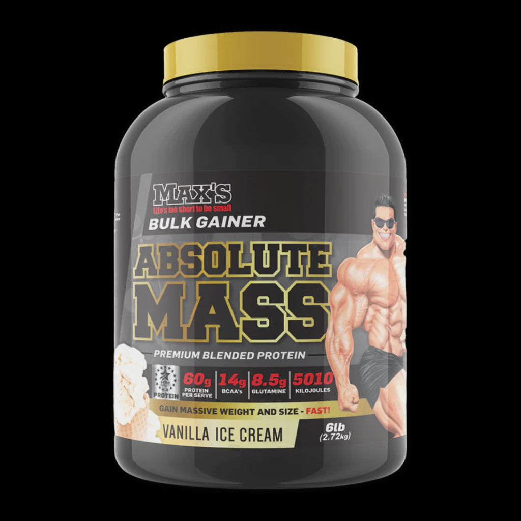 Max's Absolute Mass 6lb (2.75kg) – Hyper Health Sports Nutrition